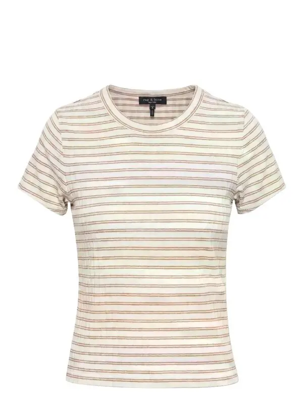 Rag & Bone Luca Striped T-shirt - White