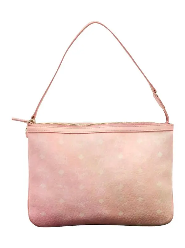 Mcm Visetos Top-handle Shoulder Bag - Pink