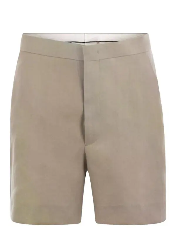 Tagliatore Tailored Welt-pocket Shorts - Neutrals