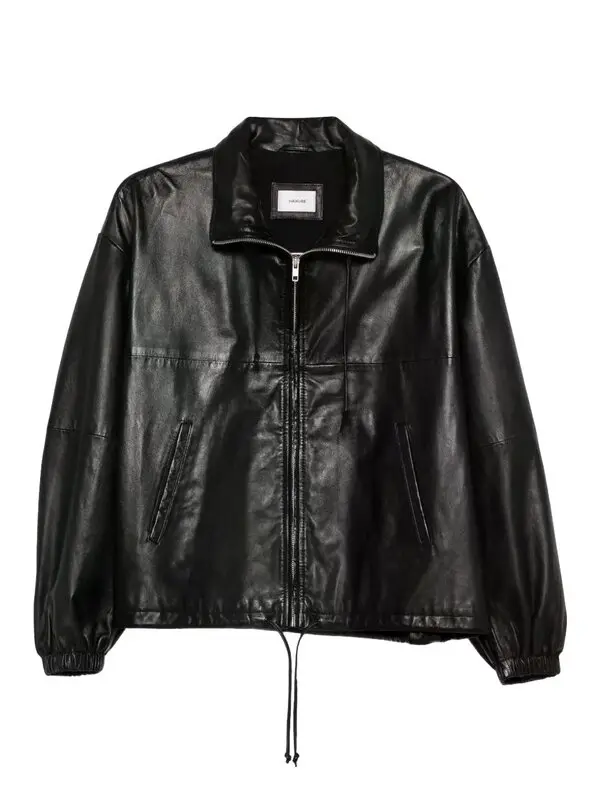 HAIKURE Jordan Leather Jacket - Black