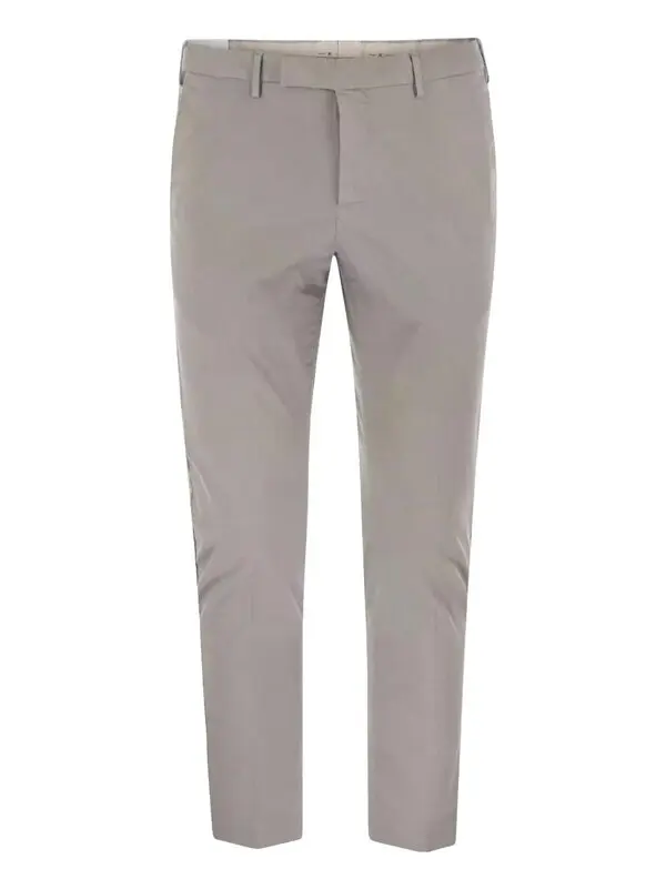 PT TORINO Dieci Flat-bellied Trousers - Grey