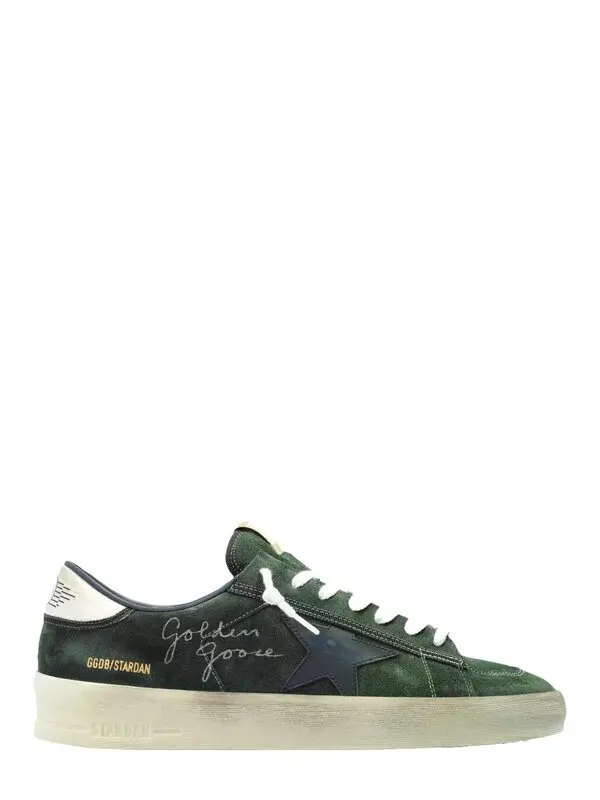 Golden Goose Star Appliqué Stardan Sneakers - Green
