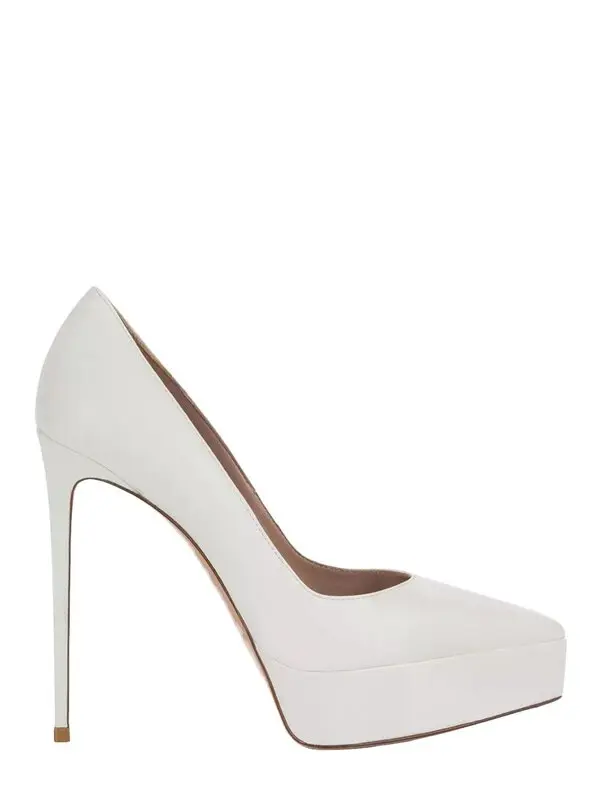 LE SILLA 120mm Uma Pumps - White