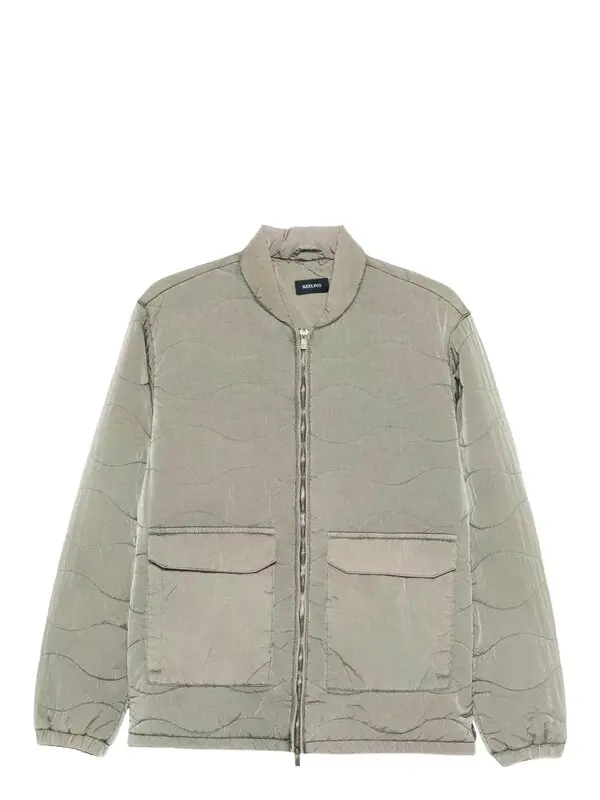 KEELING Quilted Zip Jacket - Grey