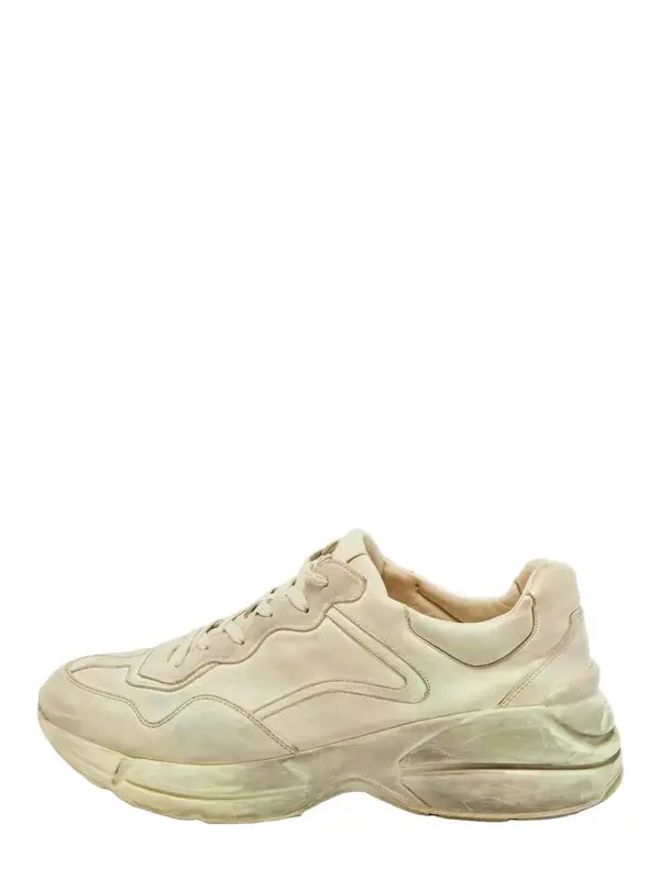 Gucci Rhyton Leather Sneakers - Neutrals