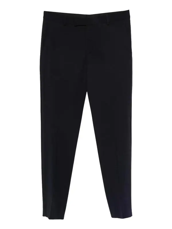 Karl Lagerfeld Textured Straight-leg Trousers - Blue