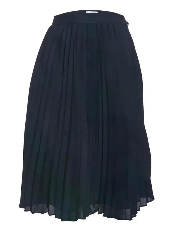 Claudie Pierlot Pleated Midi Skirt - Blue