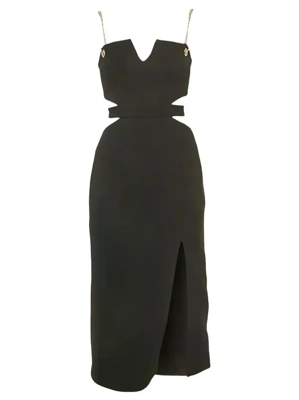 Rebecca Vallance Iman Cut-out Midi Dress - Black