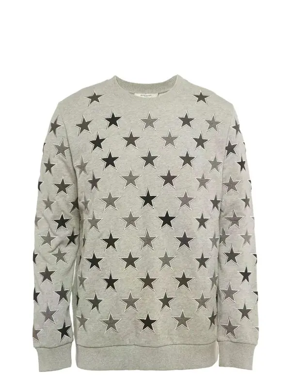 Givenchy Star-embroidered Sweatshirt - Grey