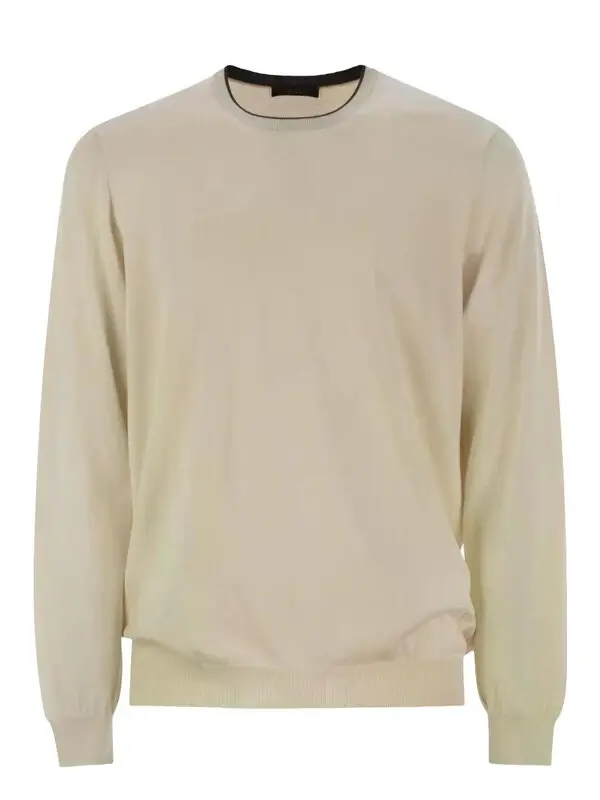 FAY Crew-neck Jumper - Neutrals