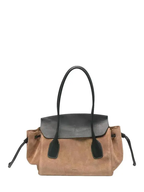 JIL SANDER Leather Tote Bag - Neutrals