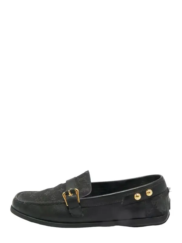 LOUIS VUITTON Buckle Loafers - Black