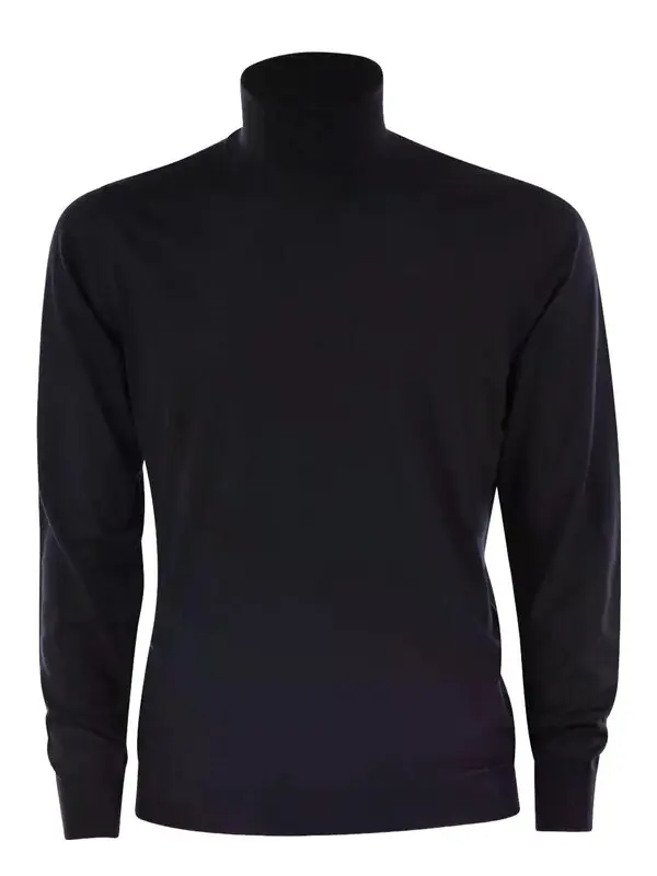 Fedeli Turtleneck Sweater - Blue