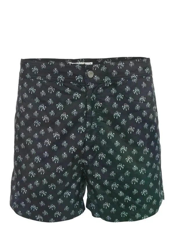 Hermès Printed Swim Shorts - Blue
