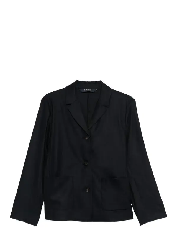Max Mara Dora Single-breasted Jacket - Blue