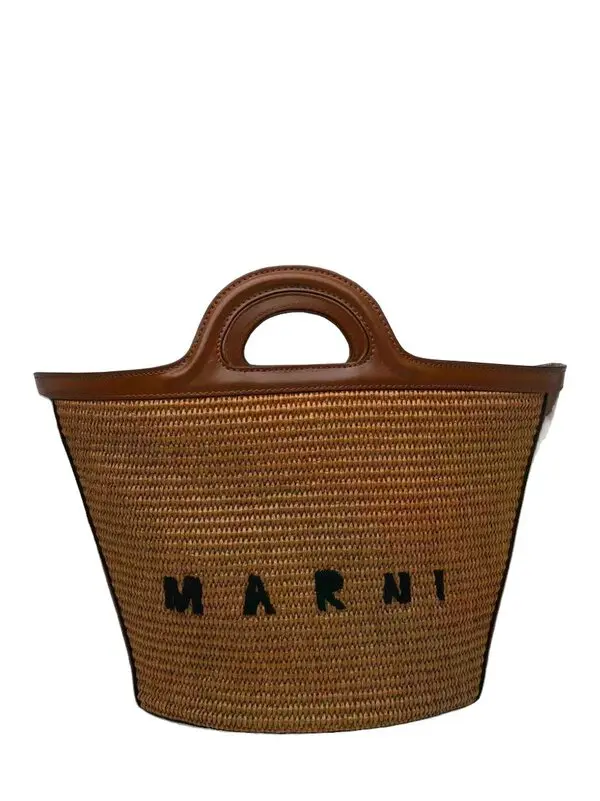 Marni Tropicalia Small Tote Bag - Brown