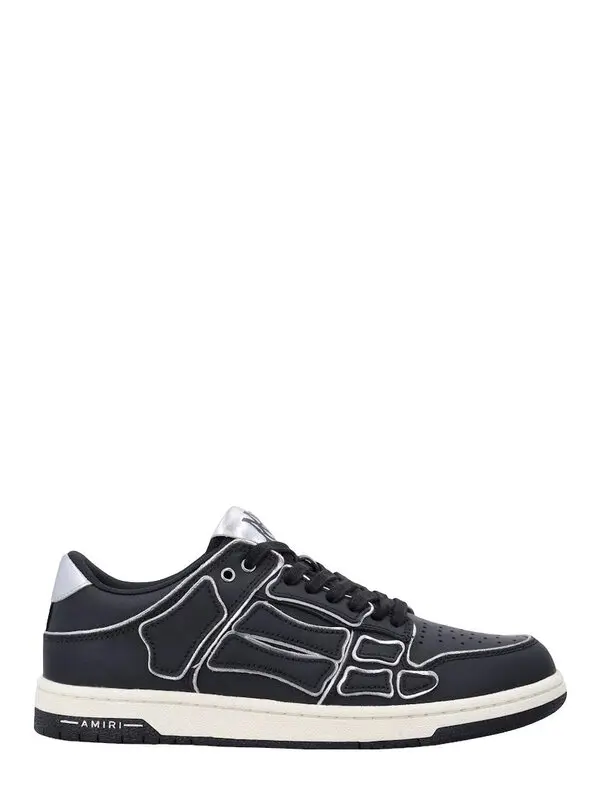 Amiri Skel Top Low Sneakers - Black/silver