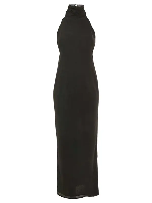 LOVERS AND FRIENDS Halterneck Maxi Dress - Black