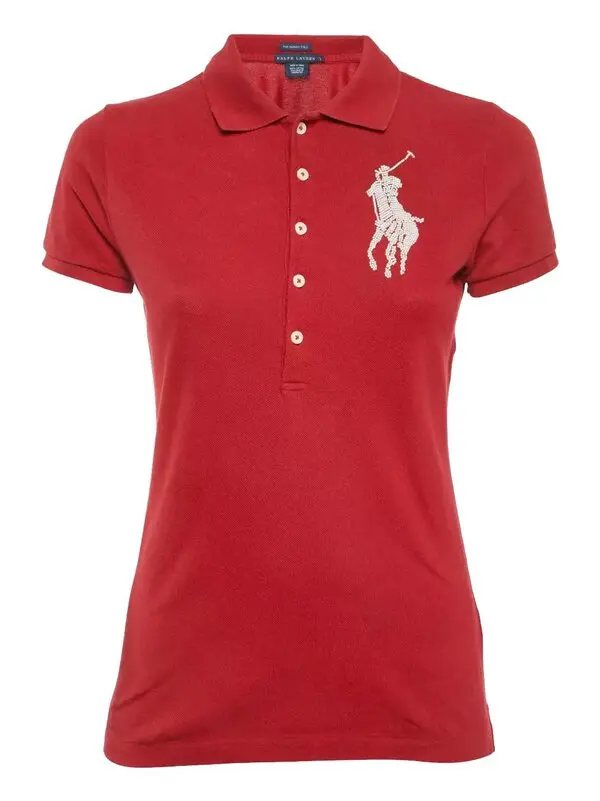 Polo Ralph Lauren Polo Pony-embroidered Polo Shirt - Red