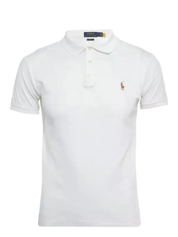 Polo Ralph Lauren Logo-embroidered Polo Shirt - White