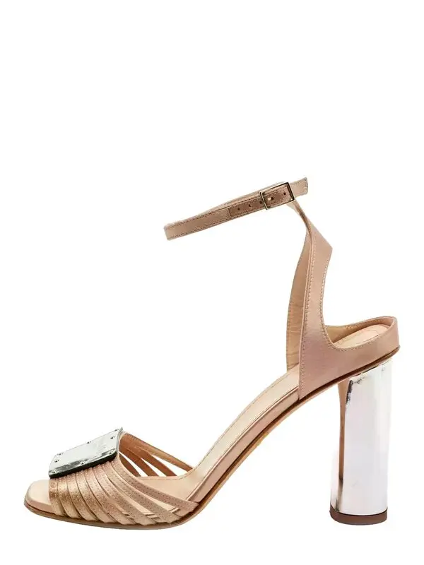 Dior Block-heel Sandals - Neutrals