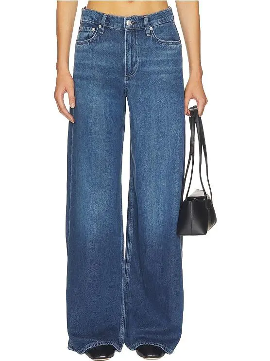 Rag & Bone Featherweight Sofie Full Wide Jeans - Emerson