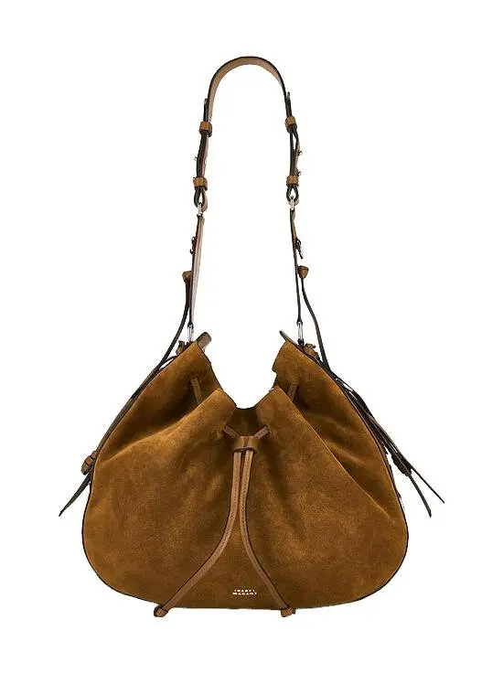 Isabel Marant Bolton Hobo Crossbody Bag - Cognac
