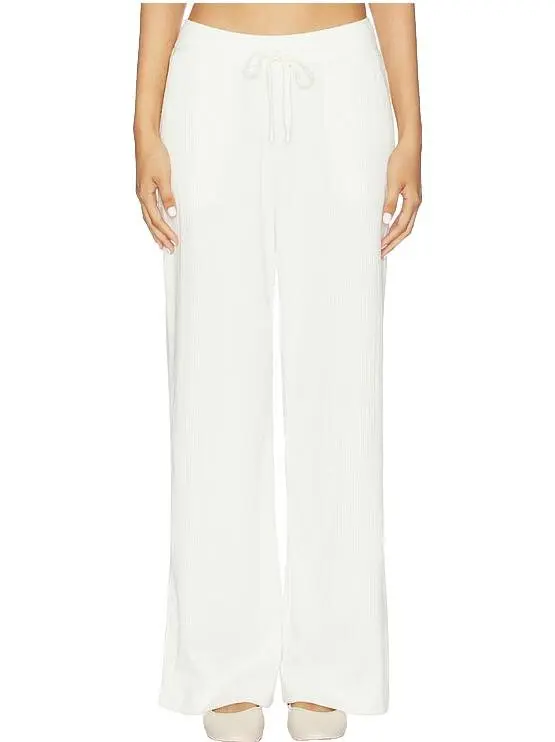 Beyond Yoga Breathe Easy Corduroy Wide Leg Pant - Dove