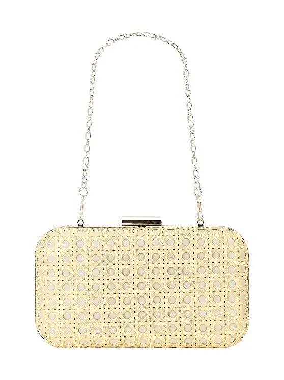 BTB LOS ANGELES Rita Clutch - Natural