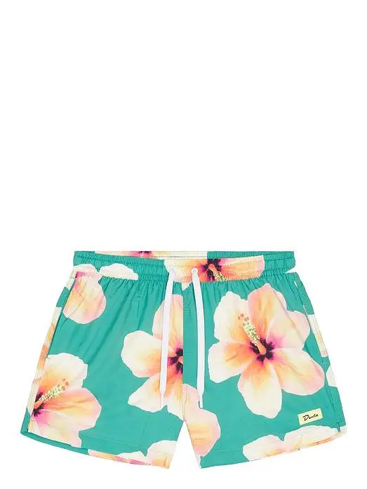 DUVIN DESIGN Bloom Printed Swim Shorts - Green