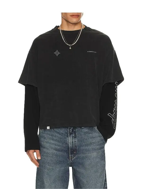 DRMERS CLUB Polaris Layered Tee - Black