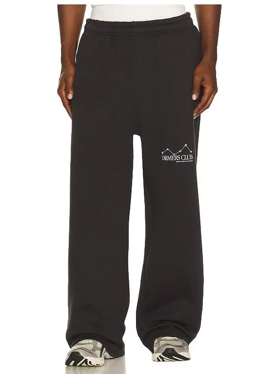 DRMERS CLUB Find Your Own Signs Sweatpants In Black - Faded Black