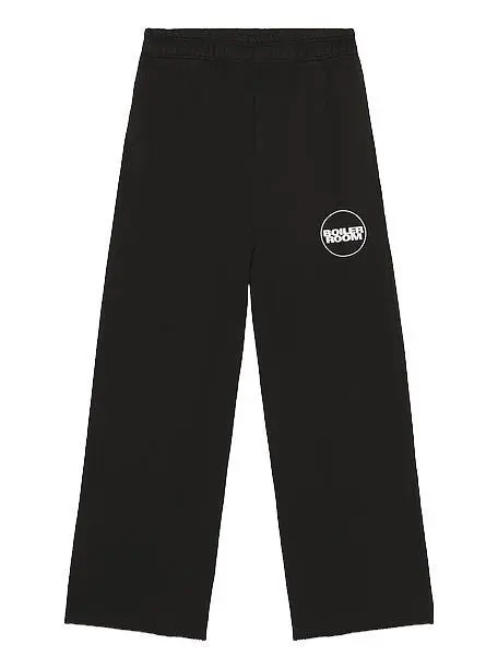 BOILER ROOM Wide Sweatpant - Black