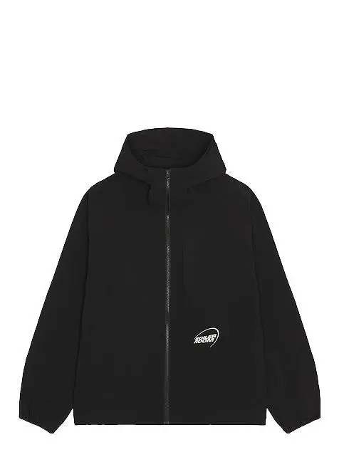 BOILER ROOM Packable Windbreaker - Black