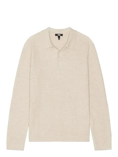 Paige Selwyn Sweater Polo - Canvas