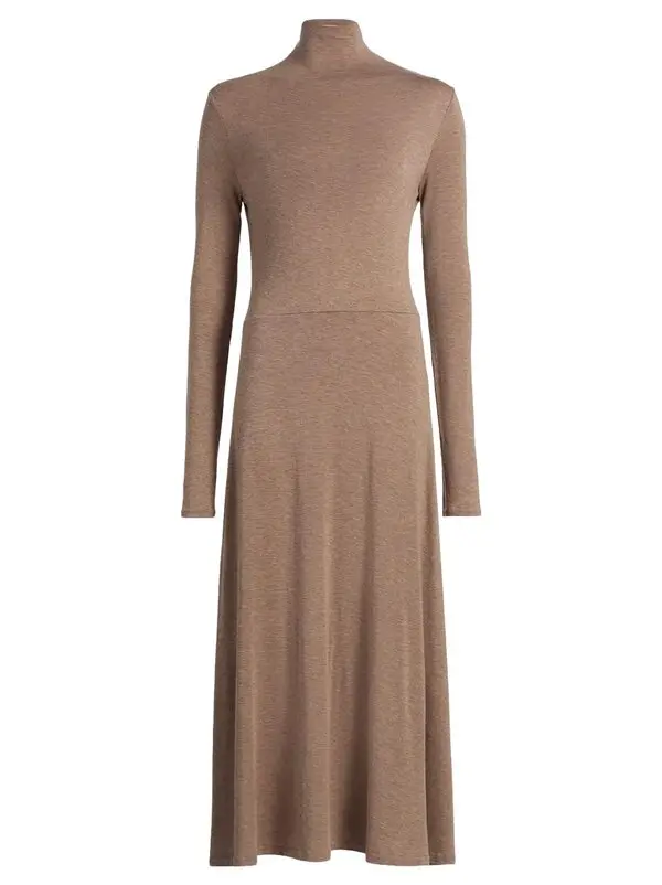Vince Long-sleeve Jersey Midi Dress - H Doe