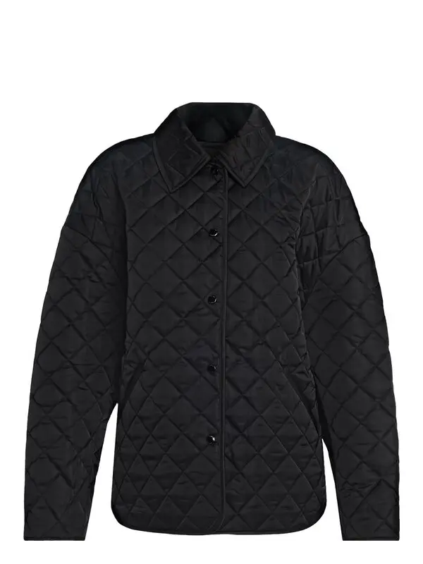 TOTEME Collared Quilted Jacket - Black