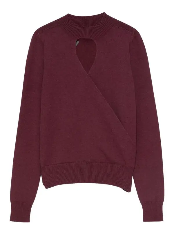 TWINSET Keyhole-neck Sweater - Red