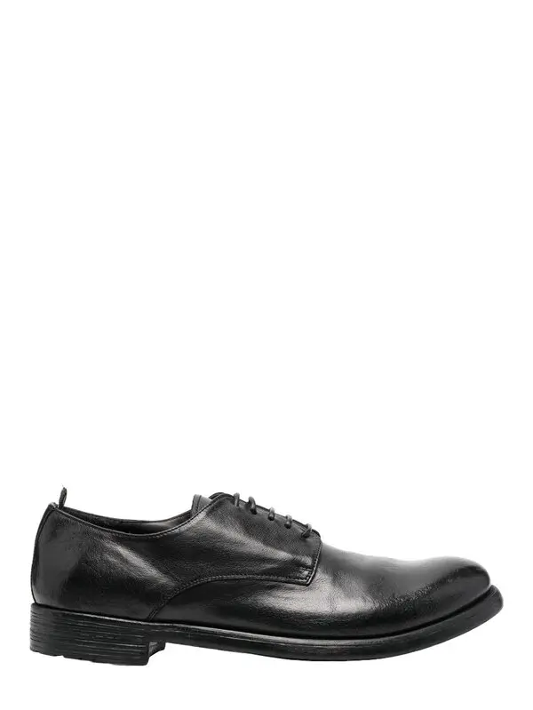 Officine Creative Leather Lace-up Shoes - Black