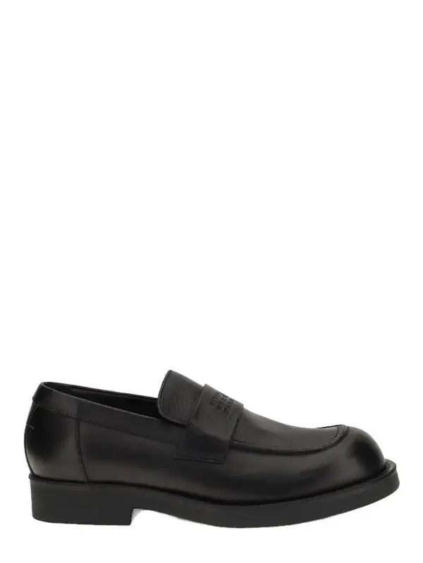 MAISON MARGIELA Embossed Leather Loafers - Black