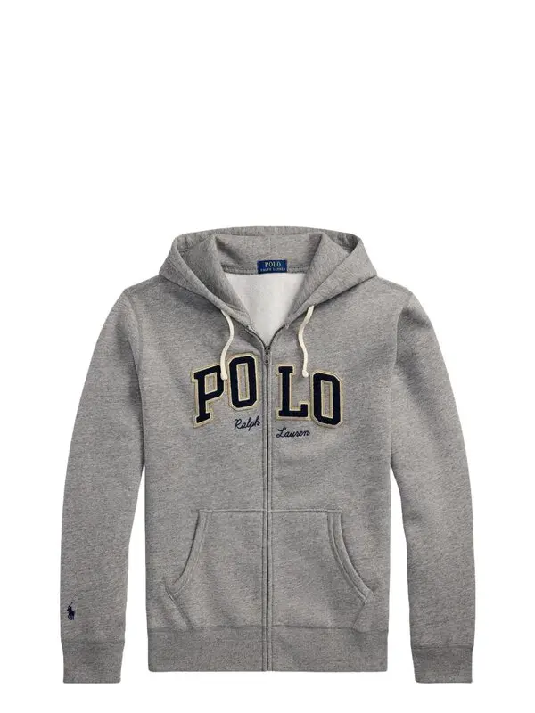 Ralph Lauren Zip-up Hoodie - Grey