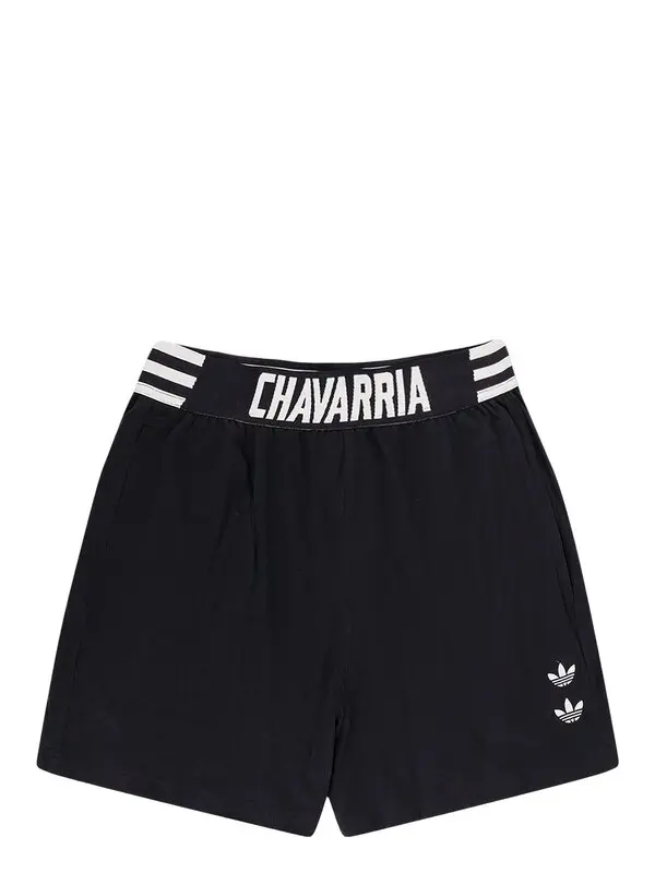 ADIDAS X WILLY CHAVARRIA Cotton Bermuda Shorts - Black