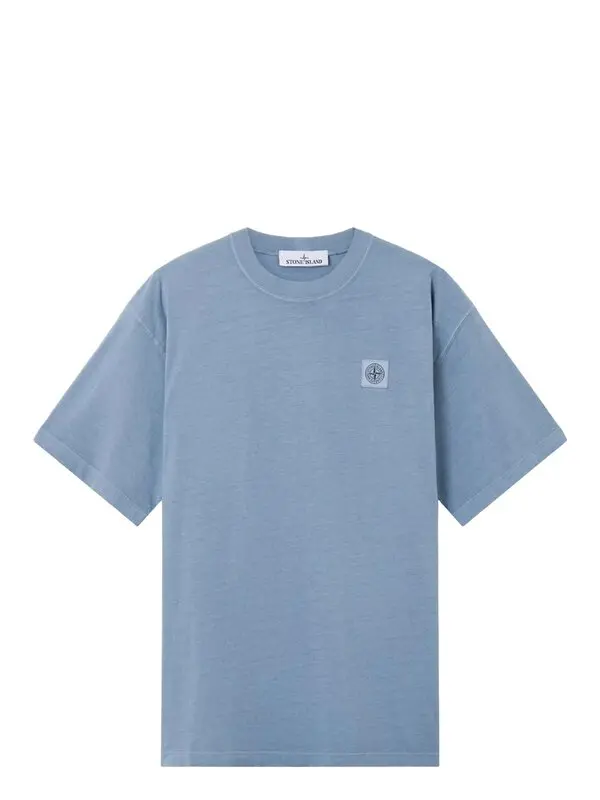 Stone Island Organic Cotton Tshirt - Blue