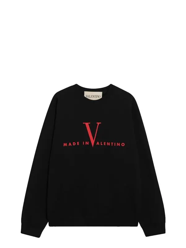 Valentino Garavani Made In Sweatshirt - Black