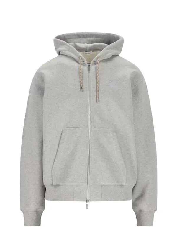 Burberry Hoodie - Pale Grey Melange