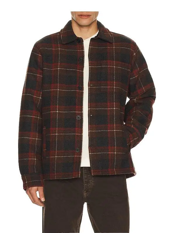Barefoot Dreams Plaid Shacket - Red