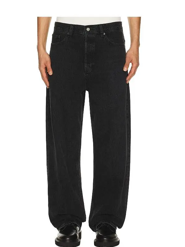 FRAME Baggy Jean In Denim - Black