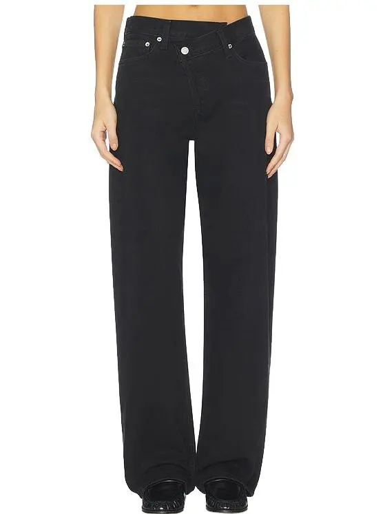AGOLDE Arc Criss Cross Jeans - Black