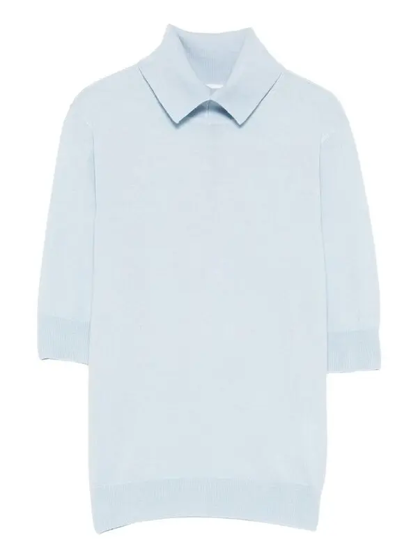 HERSKIND Perry Wool Sweater - Clear Blue