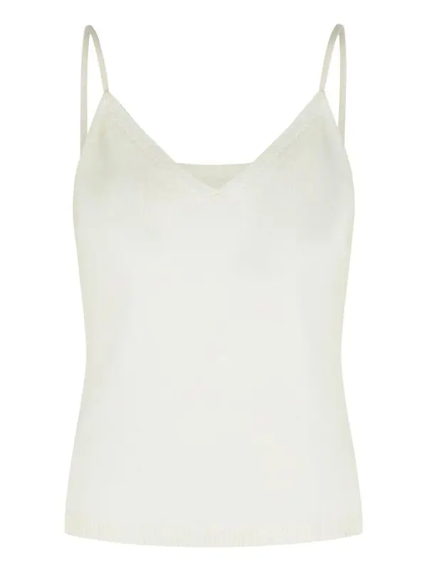 LISA YANG Nala Cashmere Tank Top - Beige